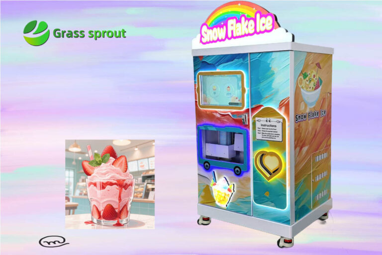 What Is the Working Principle of a Snowflake Ice Vending Machine ...